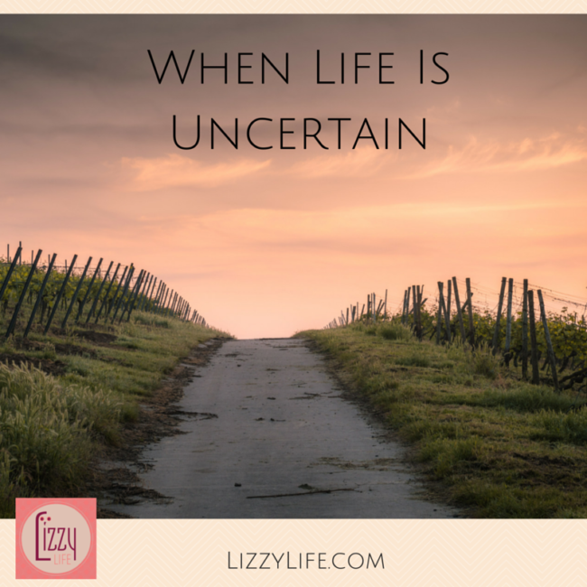 When Life Is Uncertain - ELIZABETH LAING THOMPSON